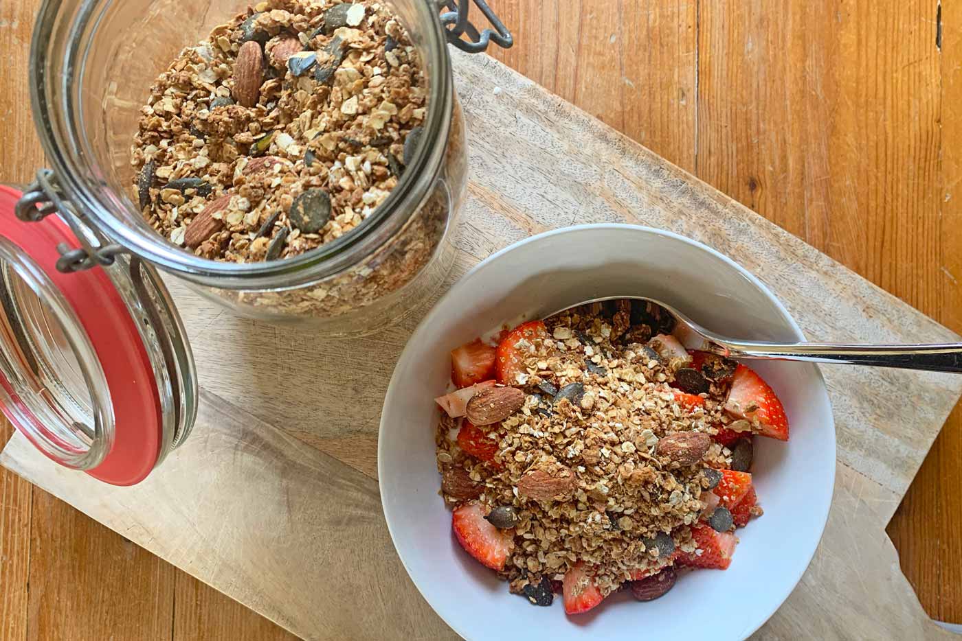 Recept voor simpele, maar gezonde Granola - Flofood.nl
